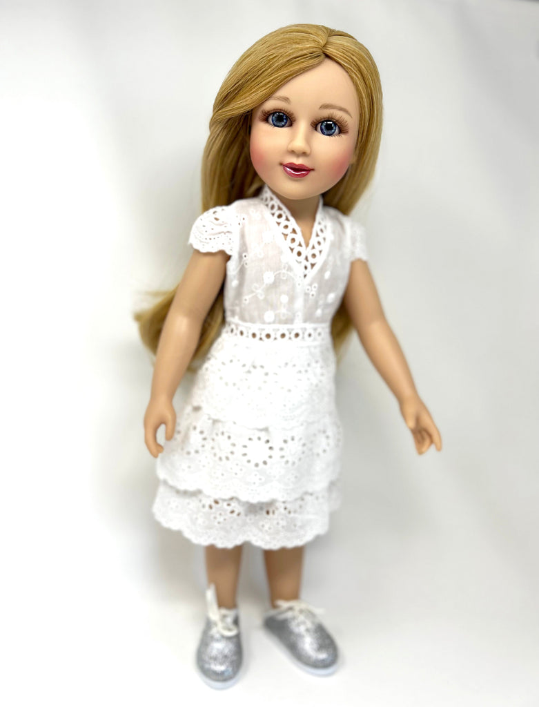 18" Doll Olivia Rose Made by Carpatina Dolls, Blonde Doll, Blue Eyes ...
