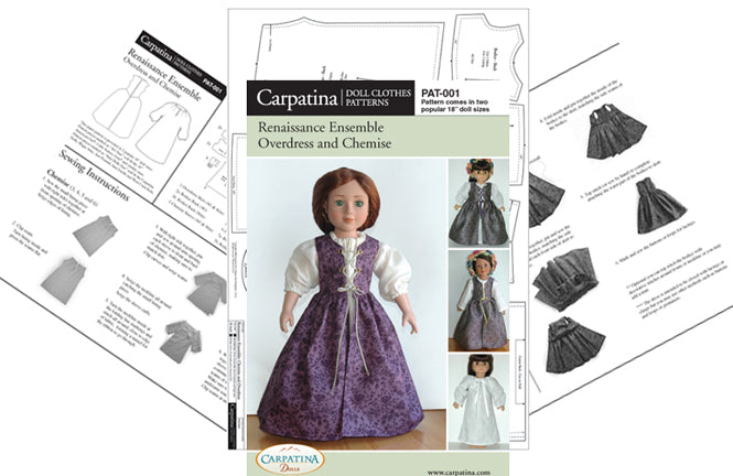 Renaissance Ensemble Pattern – CARPATINA DOLLS
